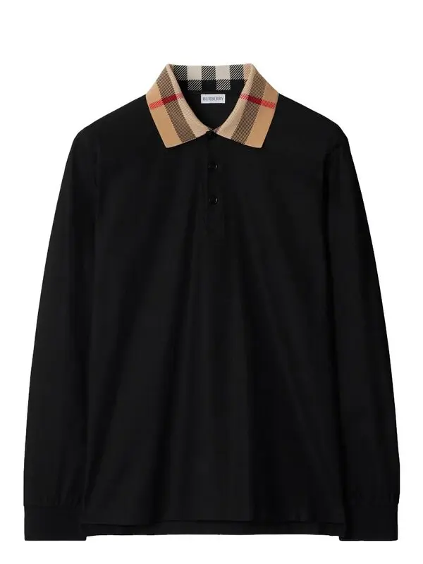 Burberry Polo Shirts - Black