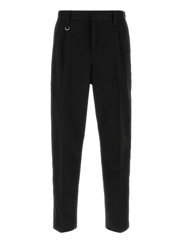 Yohji Yamamoto Jacquard Trousers - Black