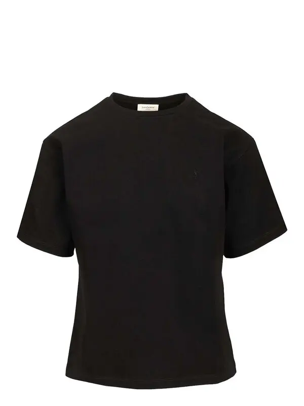 Saint Laurent Oversized Cassandre T-shirt - Black