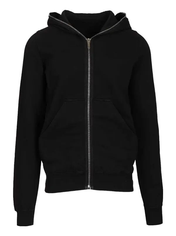 Rick Owens Zip Hoodie - Black
