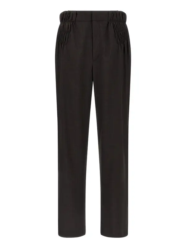 KIKO KOSTADINOV Minna Wool Trousers - Brown