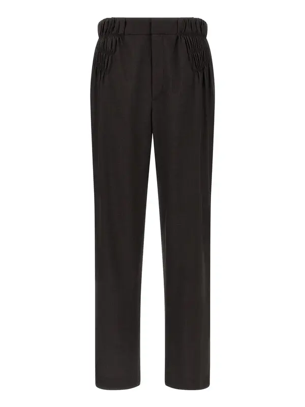 KIKO KOSTADINOV Minna Wool Trousers - Brown