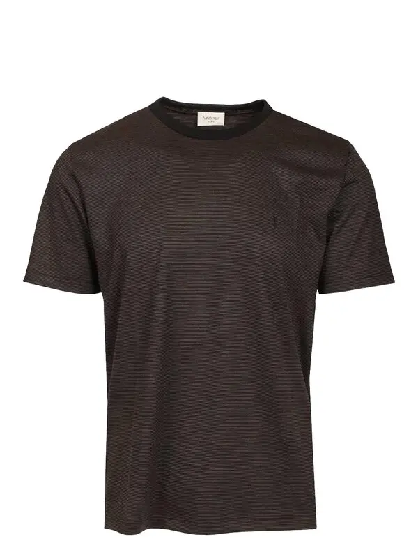 Saint Laurent Cassandre T-shirt - Black