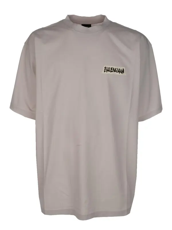 Balenciaga Logo T-shirt - Multicolor