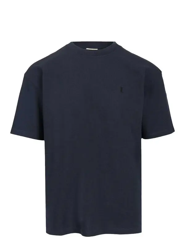 Saint Laurent Oversized Cassandre T-shirt - Blue