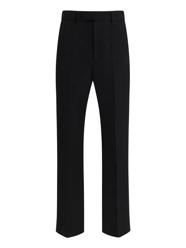 Valentino Garavani Virgin Wool Trousers - Black