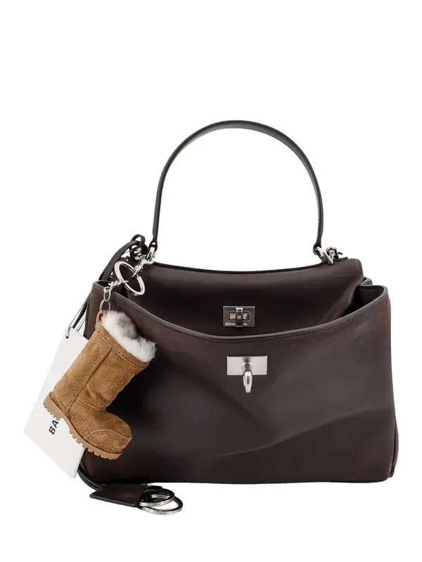 Balenciaga Rodeo S Leather Crossbody Bag - Multicolor