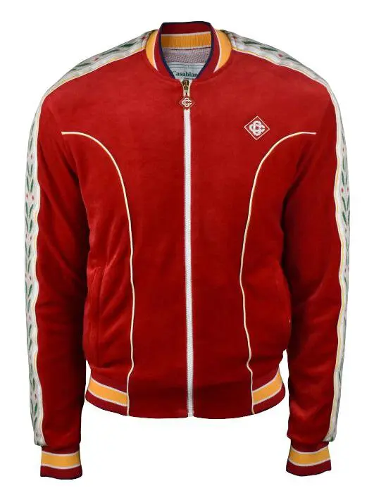 Casablanca Laurel Track Jacket - Red
