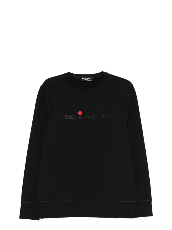 Kiton Logo Sweatshirt - Black