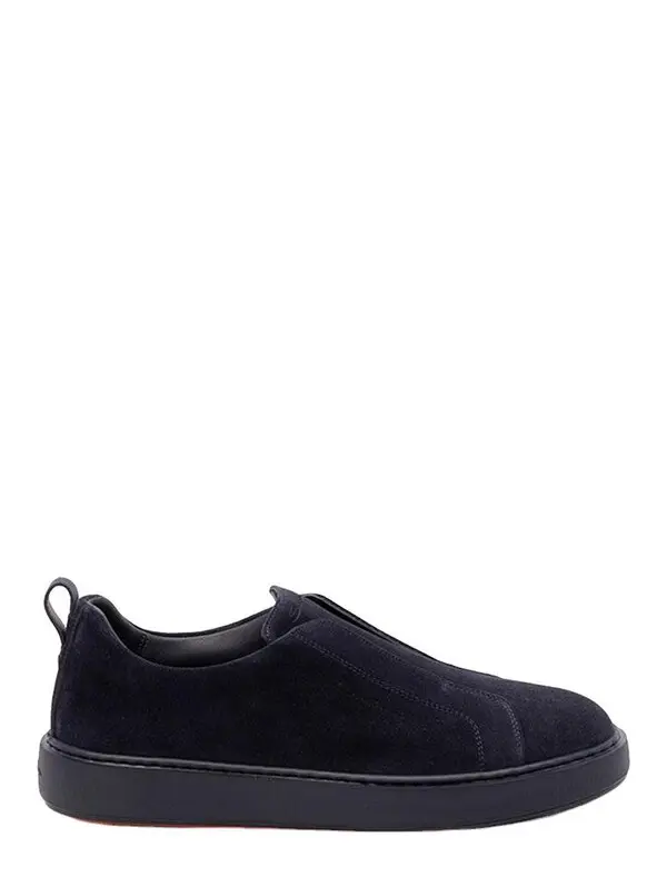 Santoni Victory Suede Slip-on Sneakers - Multicolor