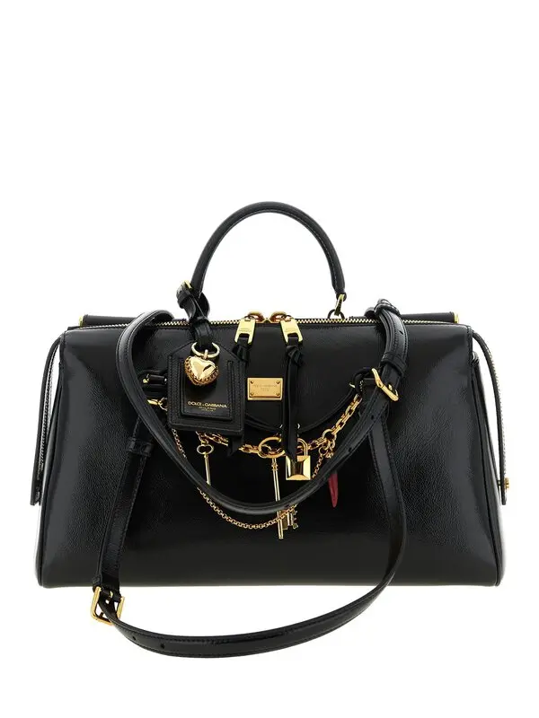 Dolce & Gabbana Vittoria' Medium Handbag - Black