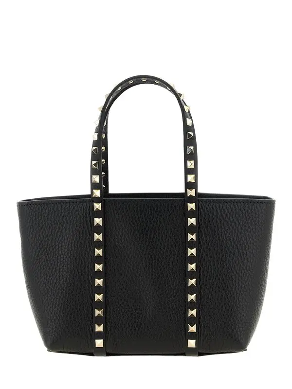 Valentino Garavani Rockstud Mini Shopping Bag - Black