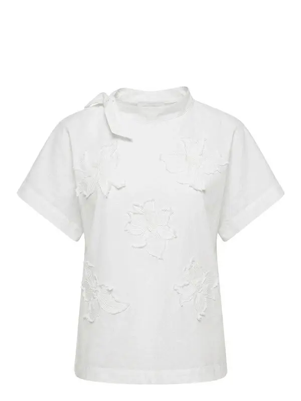 Peserico Embroidered Cotton Shirt - Multicolor