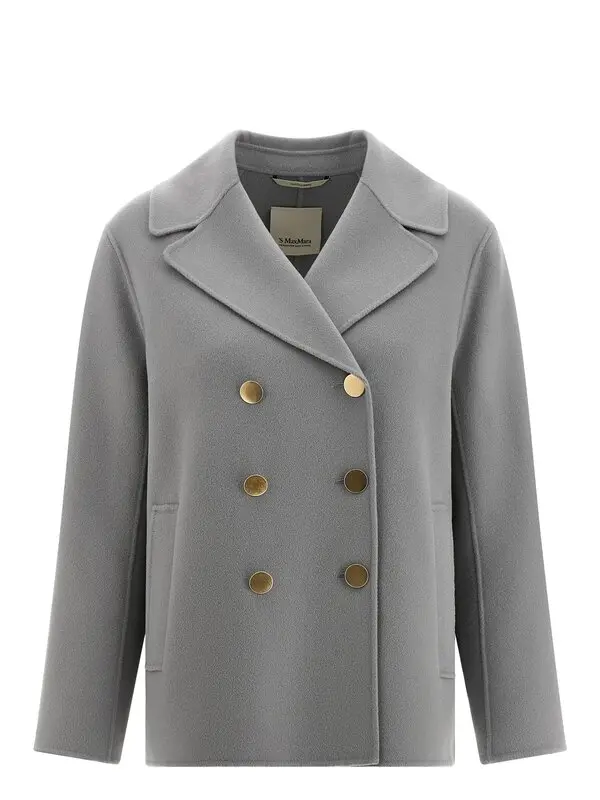 Max Mara Smmmargot Double-breasted Blazer - Gray