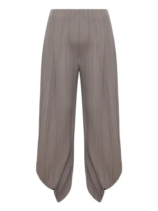 Giorgio Armani Pleated Jersey Trousers - Multicolor