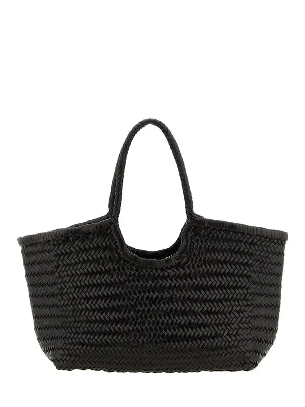 Dragon Diffusion Nantucket Large Woven Shoulder Bag - Brown