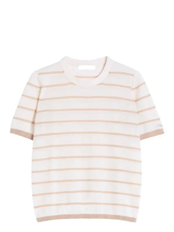 Max Mara Cashmere And Silk Striped Sweater - Multicolor