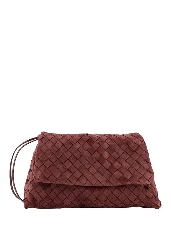 Bottega Veneta Suede Intrecciato Crossbody Bag - Multicolor