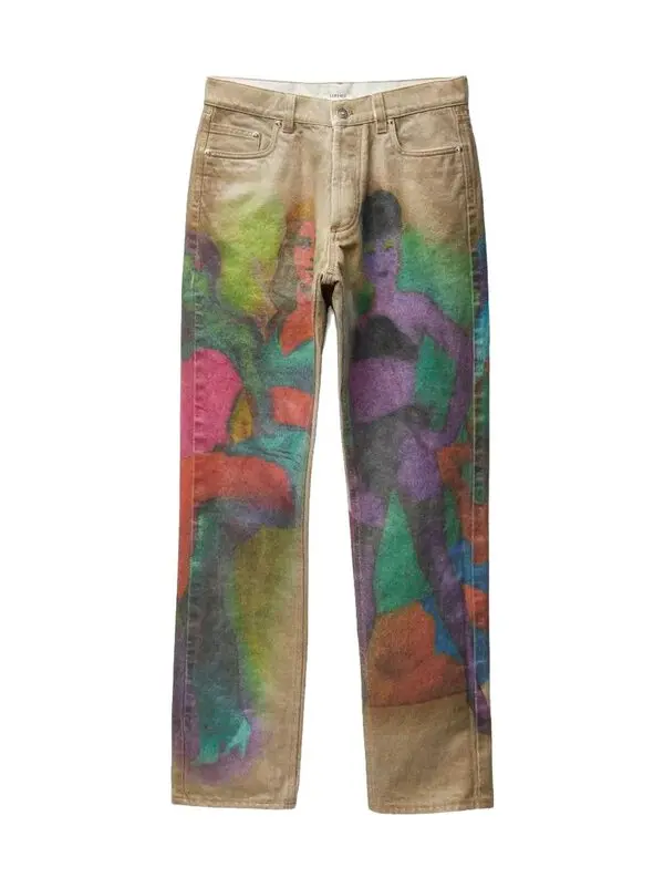 Versace Printed Jeans - Multicolor