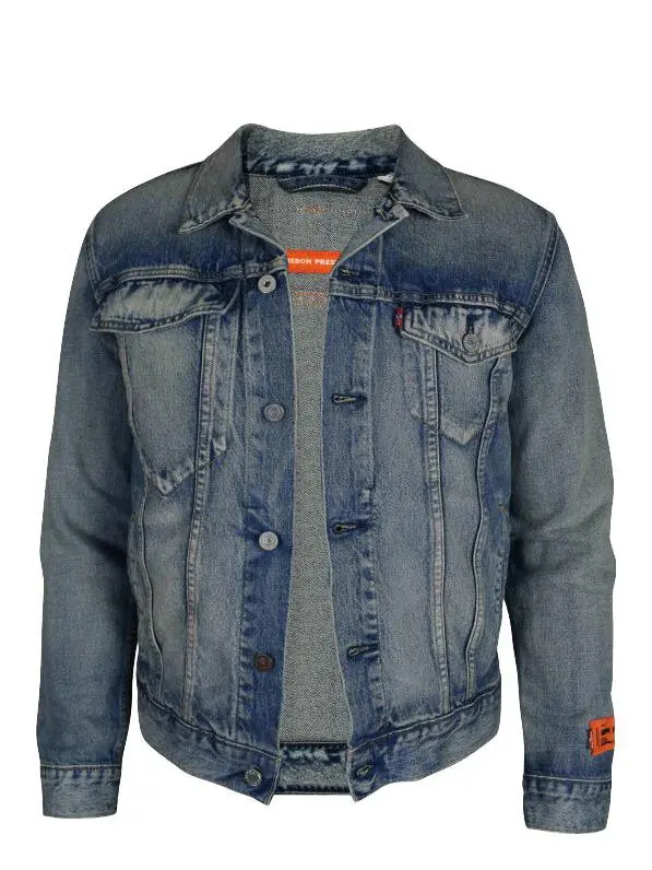 Heron Preston Denim Jacket - Blue