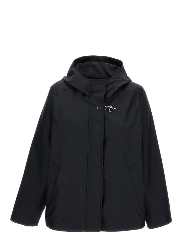 FAY Short Parka In Technical Poplin - Multicolor
