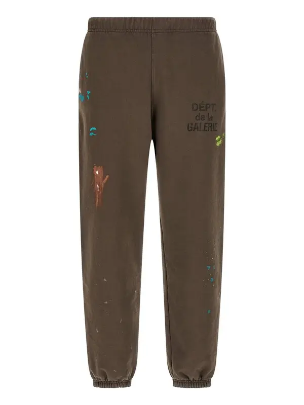 GALLERY DEPT. Gd French Logo' Joggers - Brown