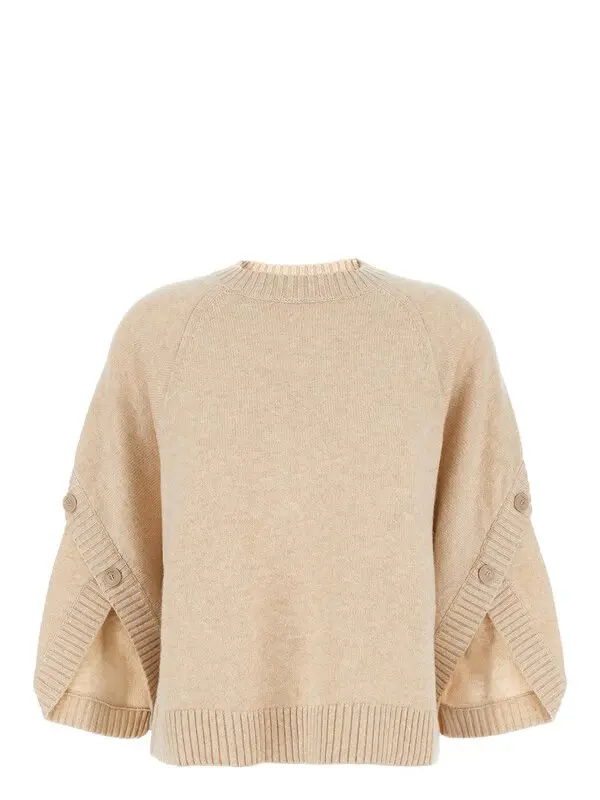 Max Mara Wool & Cashmere Blend Sweater - Cream