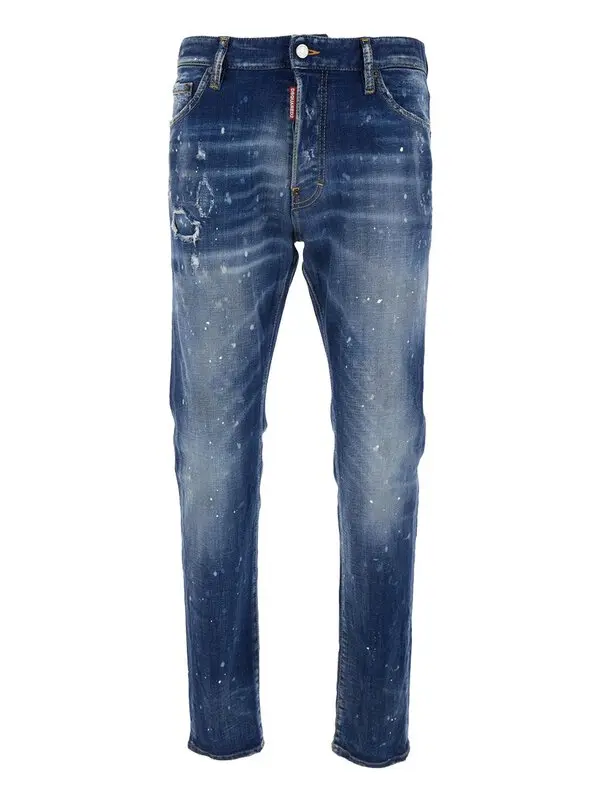 Dsquared2 Cool Guy Jeans With All-over Painted Details - Multicolor