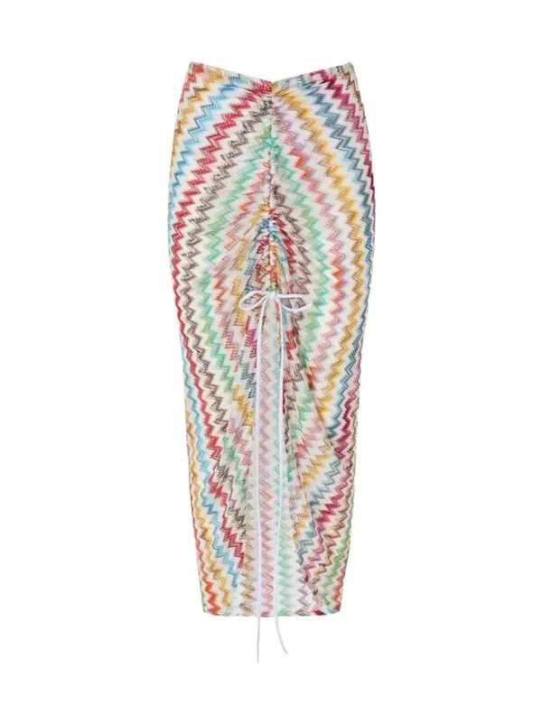 Missoni Chevron Pattern Skirt - Multicolor