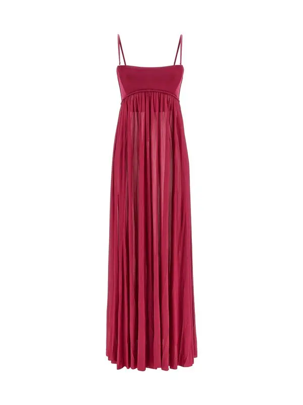 Zimmermann Luna Off-the-shoulder Jersey Dress - Pink