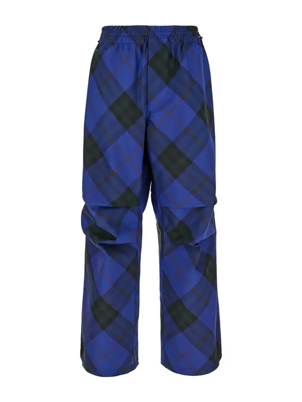 Burberry Checked Trousers - Multicolor
