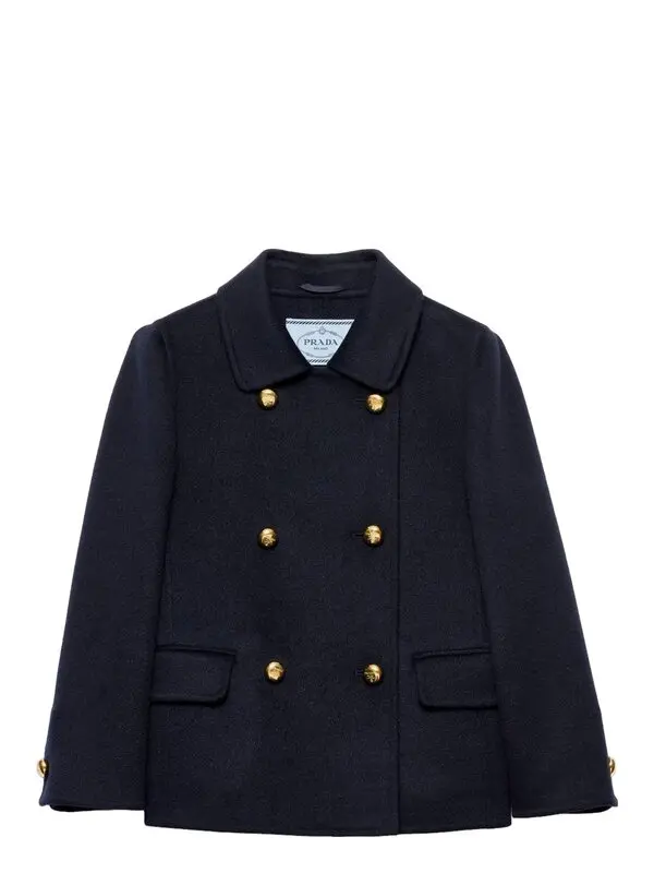 Prada Double Breasted Jacket - Blue