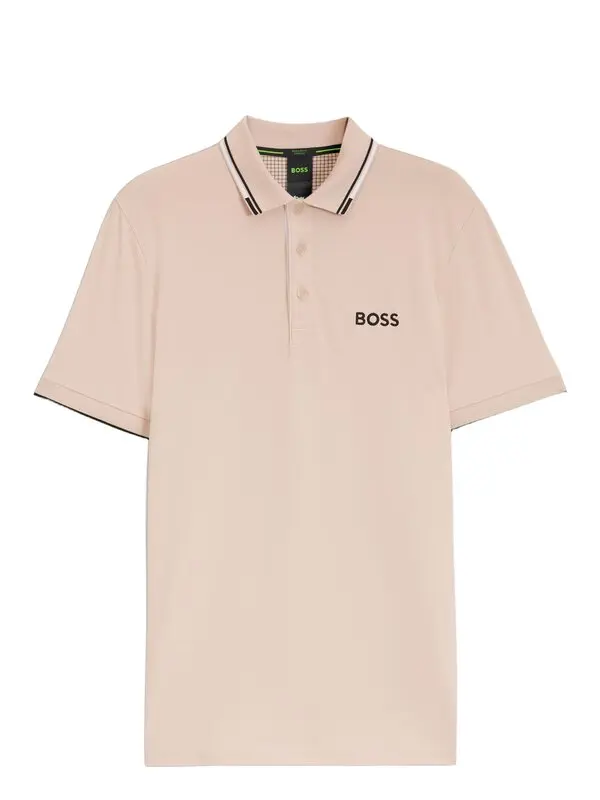 BOSS Active Paddy Regular-fit Polo Shirt In Quick-dry Stretch Pique - Light Orange