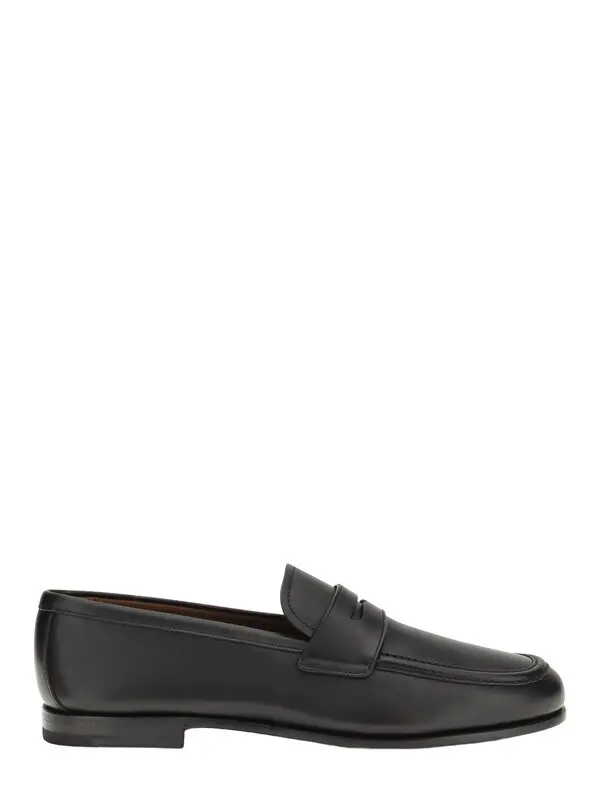 Church's Rother Loafer In Calfskin Leather - Black