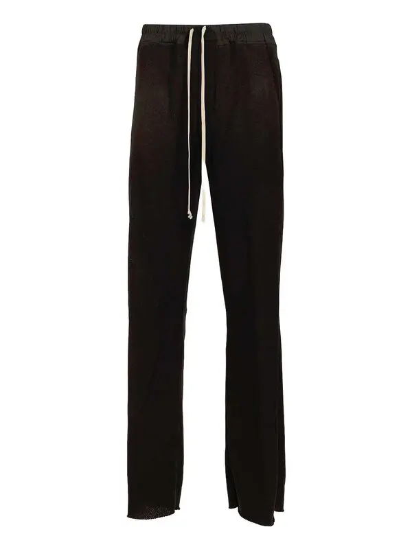 Rick Owens Dietrich Wide-leg Cotton Jersey Trousers - Black