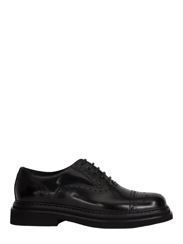Dolce & Gabbana Wing Tip Lace-up Shoes - Multicolor
