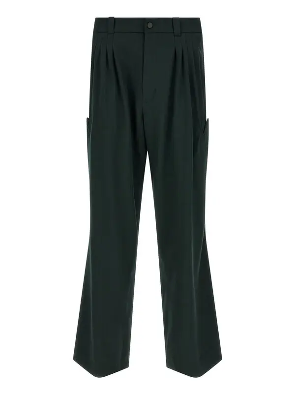 KIKO KOSTADINOV Andras Wool Blend Tailored Pants - Green