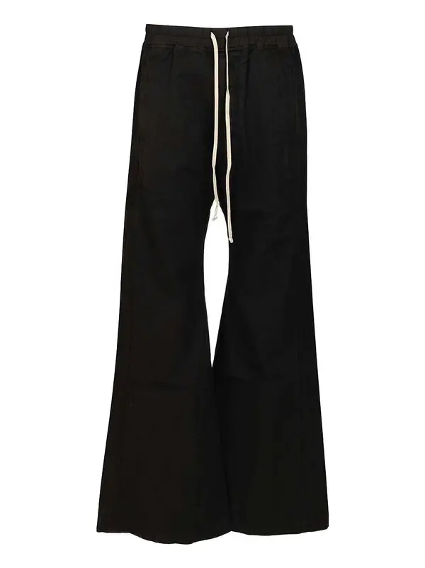Rick Owens Wide Leg Pusher Pants - Black