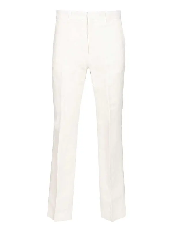 Ami Straight Fit Trousers - White