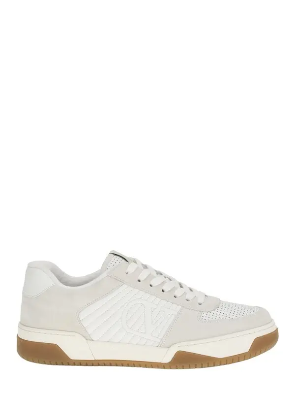 Valentino Garavani Sparry Leather Sneakers - White