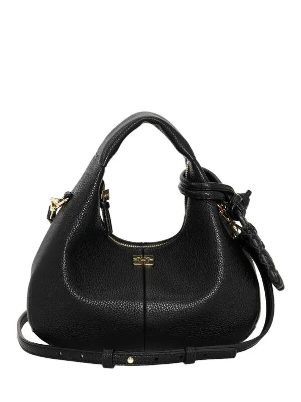 GANNI Textured Mini Hobo Bag - Multicolor