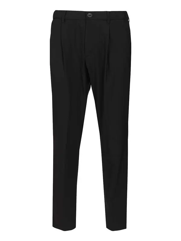 Herno Stretch Wool Blend Trousers - Blue