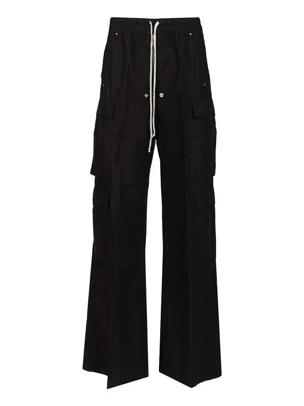 Rick Owens Jumbo Double Cargo Pants - Black