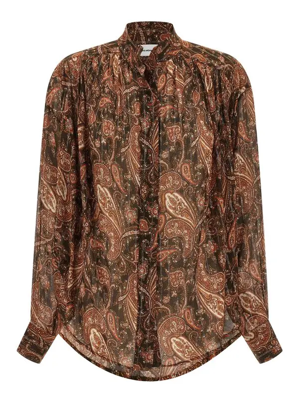 Andamane Paisley Print Shirt - Multicolor