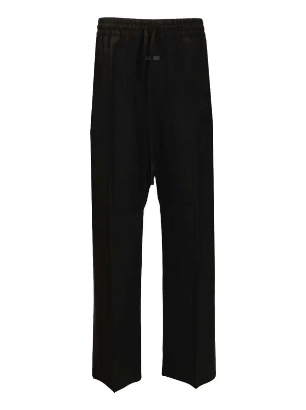 Fear Of God Wide Leg Pleated Trousers - Black