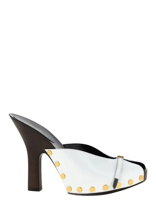 Versace Sassi Patent Leather Clogs - Multicolor