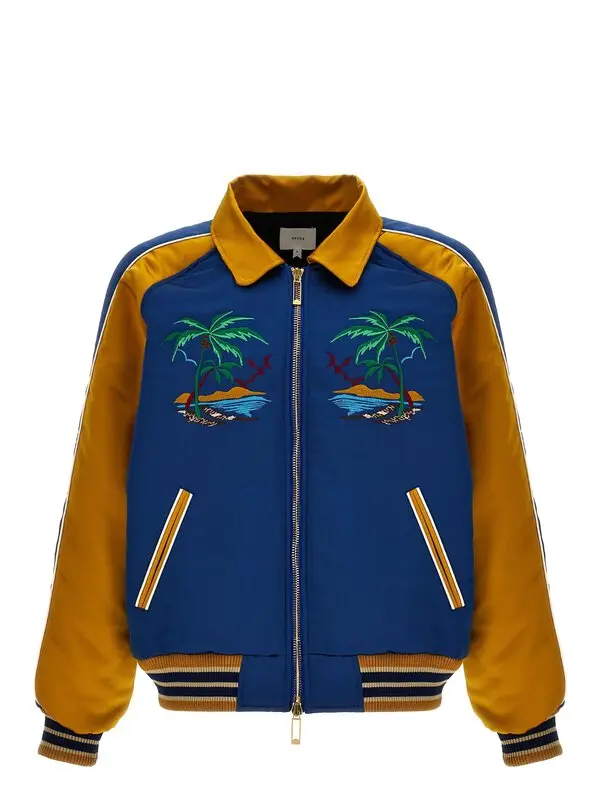 Rhude Palm Eagles Souvenir Bomber Jacket - Multicolor