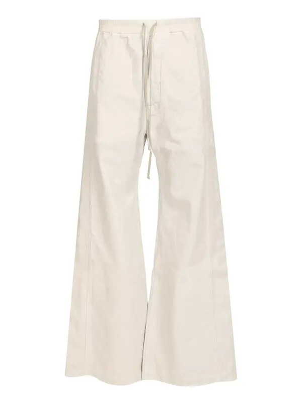 Rick Owens Wide Leg Pusher Pants - White