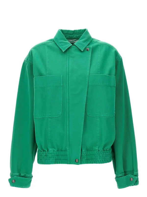 Max Mara Arturo Crop Jacket - Green