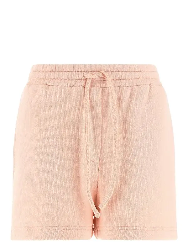 Dolce & Gabbana Logo Patch Terry Shorts - Pink